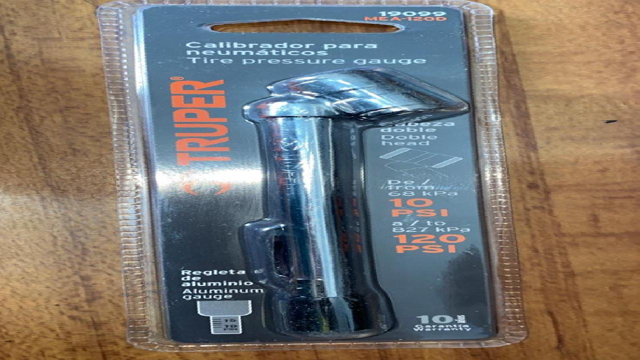 19099 CALIBRADOR DE PRESION 120 PSI CABEZA DOBLE